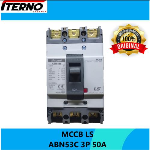 Jual MCCB ABN53C 3P 50A LS Metasol ABN 53C - Kota Tangerang - iterno listrik | Tokopedia