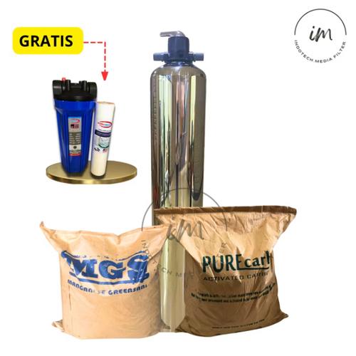Jual FILTER AIR PAKET KOMPLIT/KUALITAS SUPER/AIR PDAM/WTP/SUMUR/AIR ...
