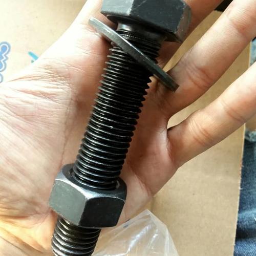 Jual Baut Mur Baja M16 x 100 Baut Baja Grade 8.8 Baut Hitam 16 x 100 Kunci 24 - Jakarta Barat ...