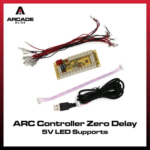 Jual Zero Delay DIY Arcade Controller 5V LED USB Encoder PCB for PC ...