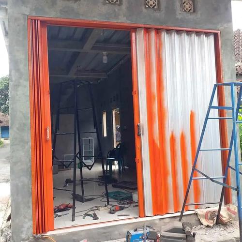 Jual pintu pengaman ruko pembatas ruangan folding gate - Kab. Bogor ...