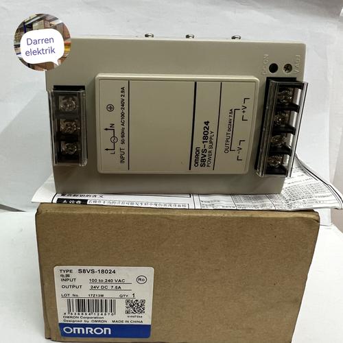 Jual Omron power supply S8VS-18024, 24vdc 7.5A - Jakarta Barat - darren elektrik | Tokopedia