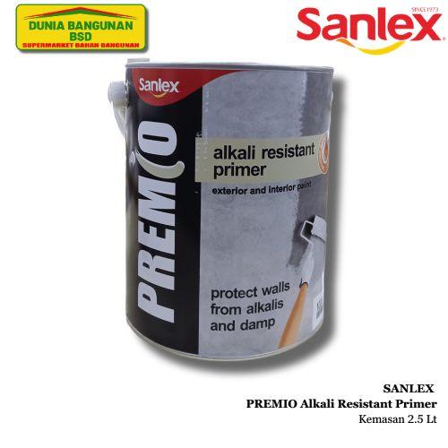 Jual SANLEX Premio Cat Dasar Tembok Alkali Resisting Primer Galon 2.5 L ...