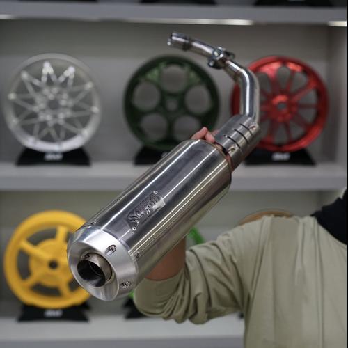 Jual Knalpot Shijiro Std Racing City Runner - Silver, Inlate 45 ...