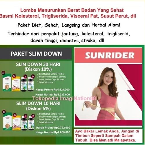 Jual Paket Pelangsing BerNutrisi Tinggi Herbal Alami dari Sunrider ...