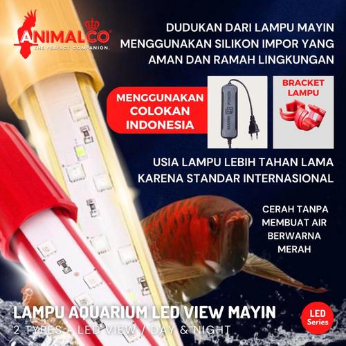 Jual Lampu Mayin Led View Plus UV Day And Night Aquarium Arwana ...