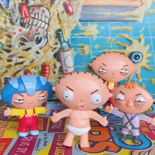 Jual Nj Croce Familys Guy Figure Stewie Griffin Peter Lois Action ...