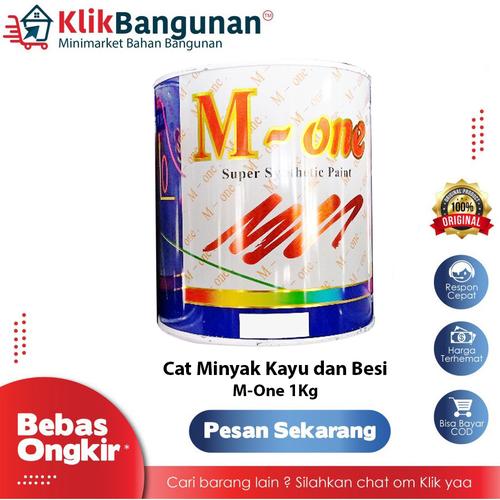 Promo M-ONE CAT KAYU DAN BESI 1KG / CAT KAYU / CAT BESI - 12 IVORY ...