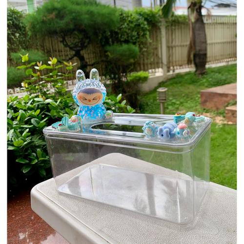 Promo Miniatur Labubu Tempat Tisu Kotak Tissue Transparan Minimalis ...