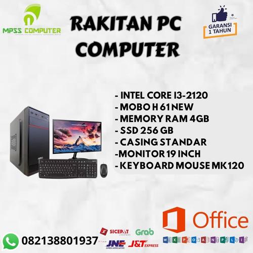 Jual CPU/PC RAKITAN I3 2120 4GB 256GB LED 19"SPC CASING PSU PRIME X ...