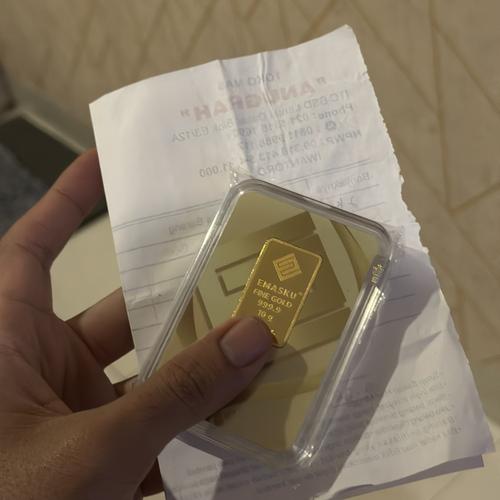 Jual Logam Mulia Emasku by Hartadinata 10 gram Resmi Full invoice - Kab ...