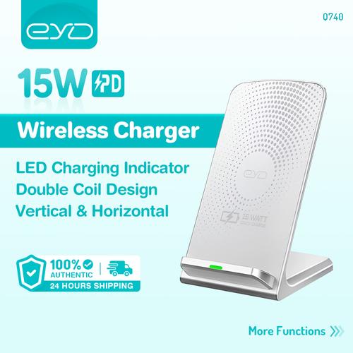 Promo EYD Wireless Charger Stand 15W Fast Charging Phone Stand Dual-coil - Q740【Stand】 - Kota ...