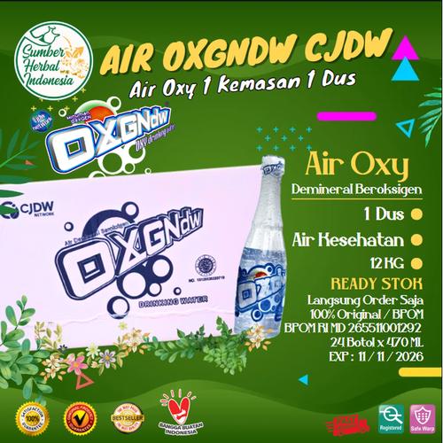 Promo Air OXY Oksigen / Oxygen Drinking Water Botol 470ml - Kota Depok ...