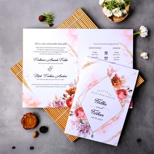 Promo Undangan Pernikahan Rustic, Vintage Elegan, Murah, Cantik, KDBCH ...