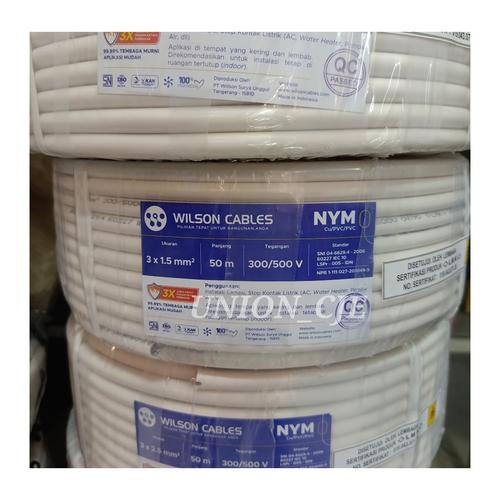 Jual Kabel Wilson NYM 3X1,5mm 300/500V Kabel Kawat Tembaga 99,99% Harga ...