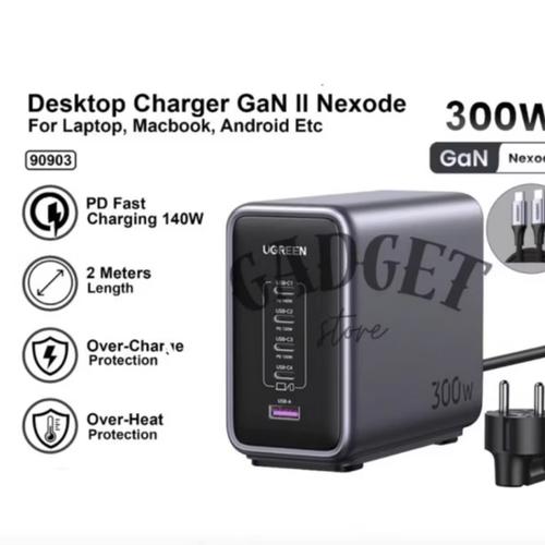 Jual UGREEN Desktop Charger GAN 300W For Macbook Laptop Fast Charging ...