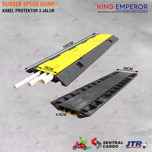 Jual Rubber Cable Protector 3 Line Cable Ramp / Karet Polisi Tidur ...
