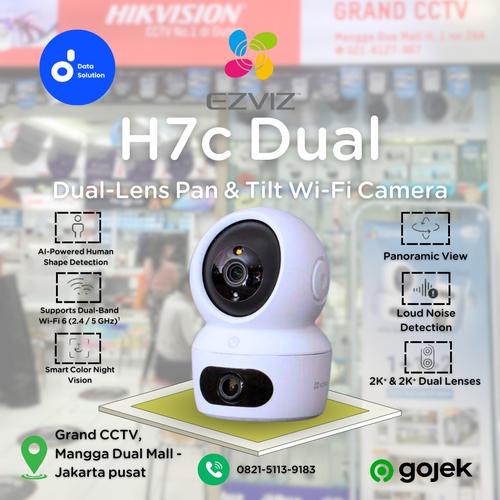 Promo Ezviz H7C 4MP + 4MP Dual 2K+ Smart Wi-Fi Pan & Tilt Camera Indoor ...