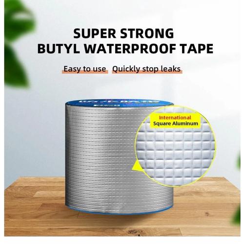 Jual LAKBAN ANTI BOCOR 10CM X 5 METER DAN 20CM X 5 METER ALUMUNIUM FOIL BUTYL SUPER WATERPROOF ...