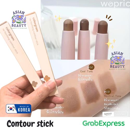 Jual [100% ORI] contour KOREA COLORGRAM reforming contour stick shading ...