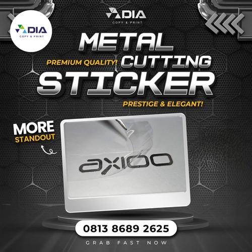 Jual Stiker / Sticker Metal - Stiker Besi / Steel Sticker - Custom - A5 ...