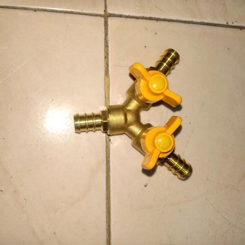 Jual kran cabang 3 Y selang gas LPG ball valve - Jakarta Pusat - sumber ...