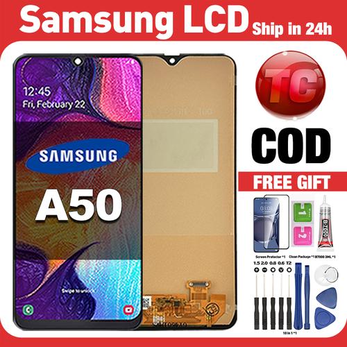 Promo Original Lcd Samsung A50 fullset ori asli Layar hp touchscreen ...