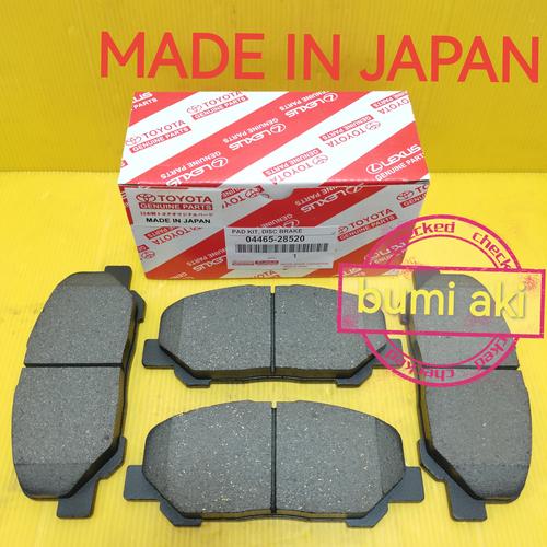 Jual KAMPAS REM DEPAN ATAU DISC PAD DISPAD BRAKE PAD FRONT TOYOTA NEW ALPHARD & VELLFIRE ANH20 ...