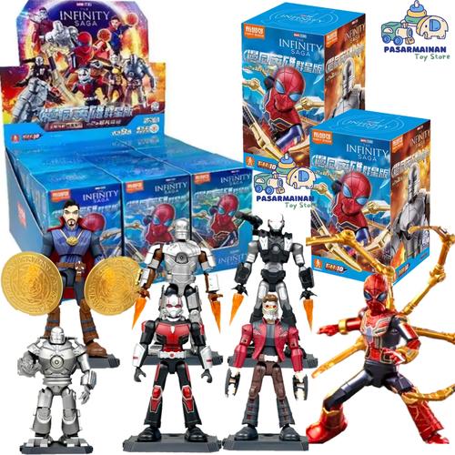 Jual Blind Box Blokees Avengers Infinity Saga Iron Spider Atman ...