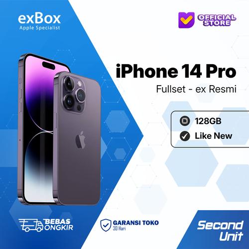 Promo iPhone 14 Pro Second Fullset - 128GB EX RESMI, GOLD BH 86% Cicil ...