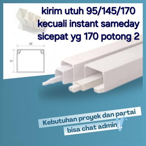 Jual Kabel duct kabel dak tray pelindung kabel 40x60(mm) (4x6cm ...