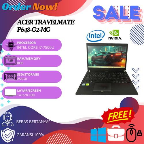 Jual ACER Travelmate P648-G2-MG Intel Core i7 Gen 7 - NVIDIA GeForce 940 MX - RAM 16GB SSD 256GB ...