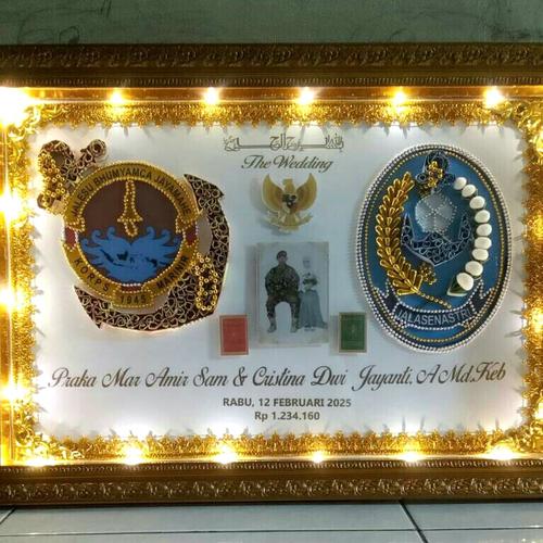 Jual BINGKAI MAHAR NIKAH LOGO TNI AL MARINIR JALASENASTRI - Kota Depok ...