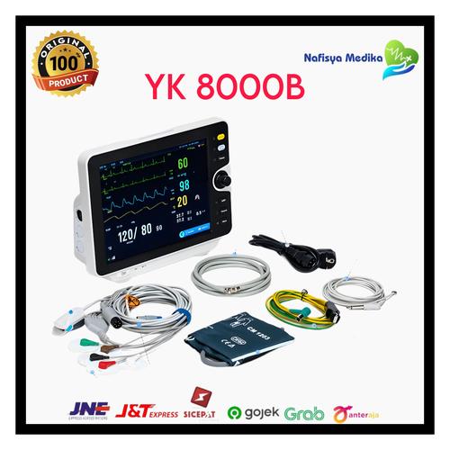 Jual Patient Monitor / Patient Monitor Yonker YK8000 B/ Alat Monitoring ...