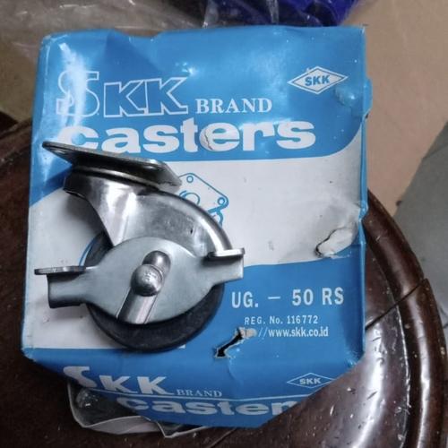 Jual roda plus rem kursi lemari rak ukuran 2 inch merk SKK caster UG-50 ...