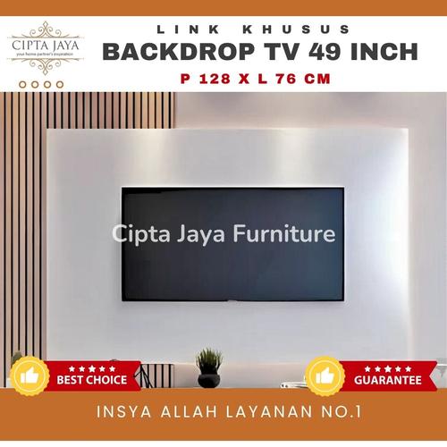 Jual Cipta Jaya - Backdrop Tv Digital 49 inc Panjang 128 cm Tinggi 76 ...