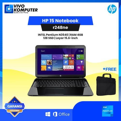 Jual HP 15 | Laptop Pelajar | INTEL Pentium N3540 | RAM 4GB | SSD 128GB ...
