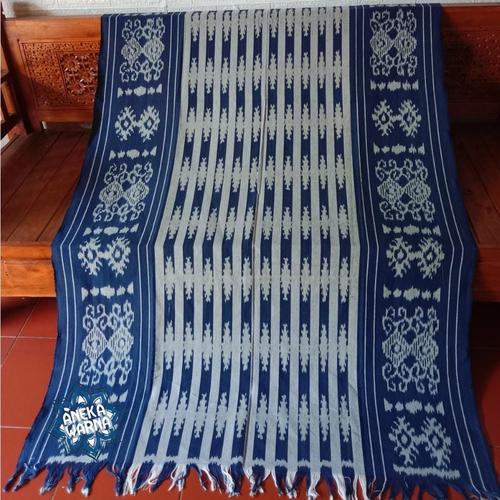 Jual kain tenun troso Jepara warna biru navi - Kab. Kudus - ULIN BATIK ...