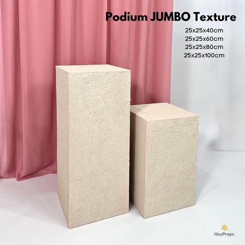 Jual Textured Podium kotak display product ukuran 25 x 25cm - tinggi ...