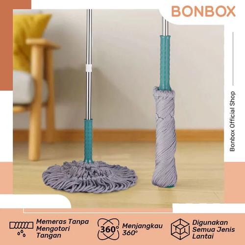 Jual BONBOX Alat Pel Lantai Putar Otomatis Magic Twist Mop Pel Lantai ...