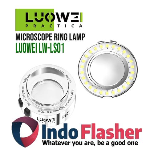Jual Luowei LW-lS01 Microscope Ring Lamp Lampu LED Microscope - Jakarta ...