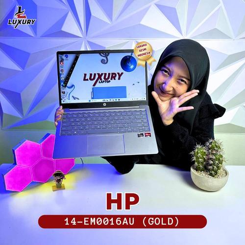 Jual LAPTOP HP 14 EM0016AU SLIM 5 RYZEN 7K SSD RAM DDR5 5500MHZ BACKLIGHT GARANSI RESMI SECOND ...