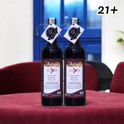 Promo Paket 2 Alexis Anggur Merah 600ml - INDOALKOHOL Original 100% ...