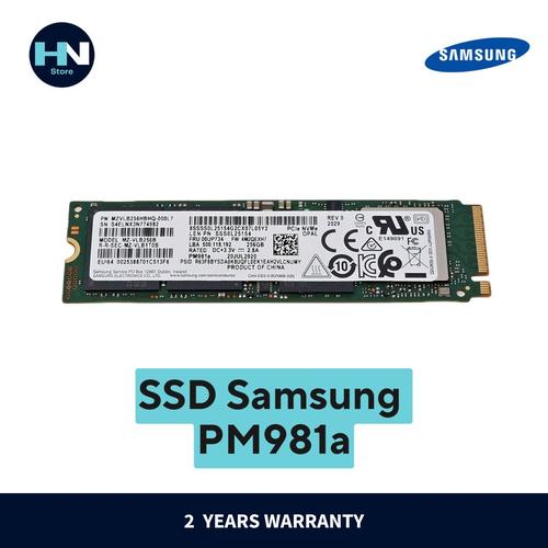 Jual SSD Samsung PM981a 256GB NVMe M2 - MZVLB256HBHQ - Jakarta Barat - HNStore Official | Tokopedia