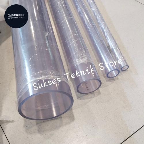 Jual Pipa Pvc Clear Sch40 Ukuran 3/4" inch × 100cm / Pvc Pipe Bening ...