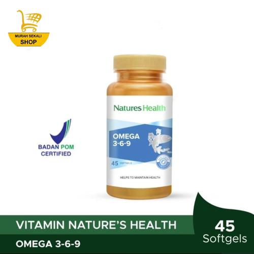 Jual Natures Nature's nature health omega 369 fish salmon oil 3-6-9 ...