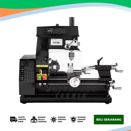 Jual Mesin Bubut Milling Drilling Mini Bor Machine Lathe Multifunction ...