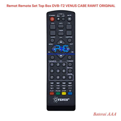 Jual Remot Remote Set Top Box DVB-T2 VENUS CABE RAWIT ORIGINAL - Jakarta Utara - PUTRA TUNGGAL ...