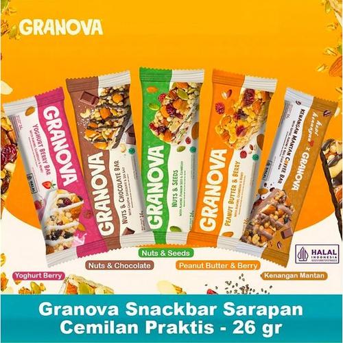 Jual Granova Granola Snack Bar - Nuts & Choco - Kota Tangerang Selatan ...