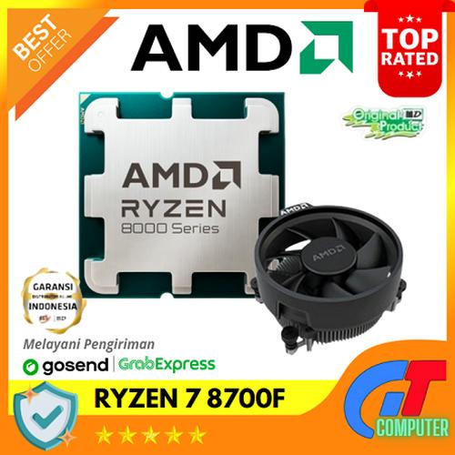 Jual AMD Ryzen 7 8700F TRAY + FAN (Socket AM5) - Kota Bandung - GT Computer Bandung | Tokopedia